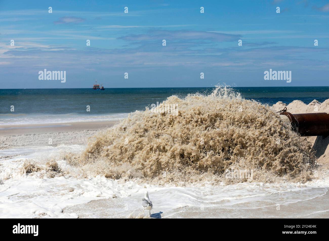 Die Sylter Küste ist der Gewalt des Meeres ständig unmittelbar ...