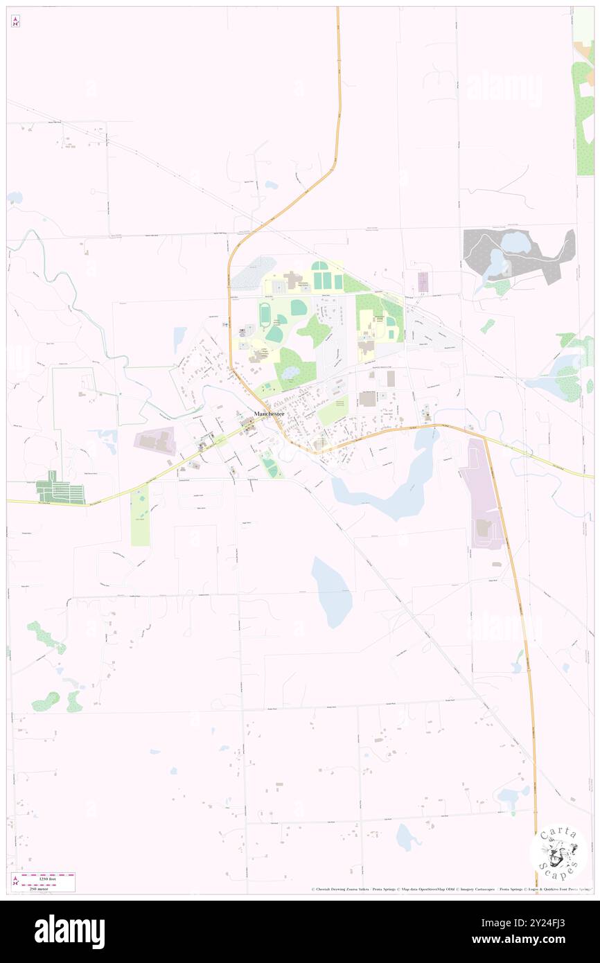 Manchester, Washtenaw County, USA, Michigan, n 42 9' 1'', S 84 2' 15 ...