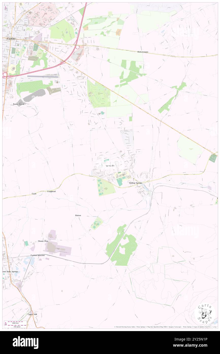 Springville, Cumberland County, USA, USA, Pennsylvania, n 40 9' 22'', S ...