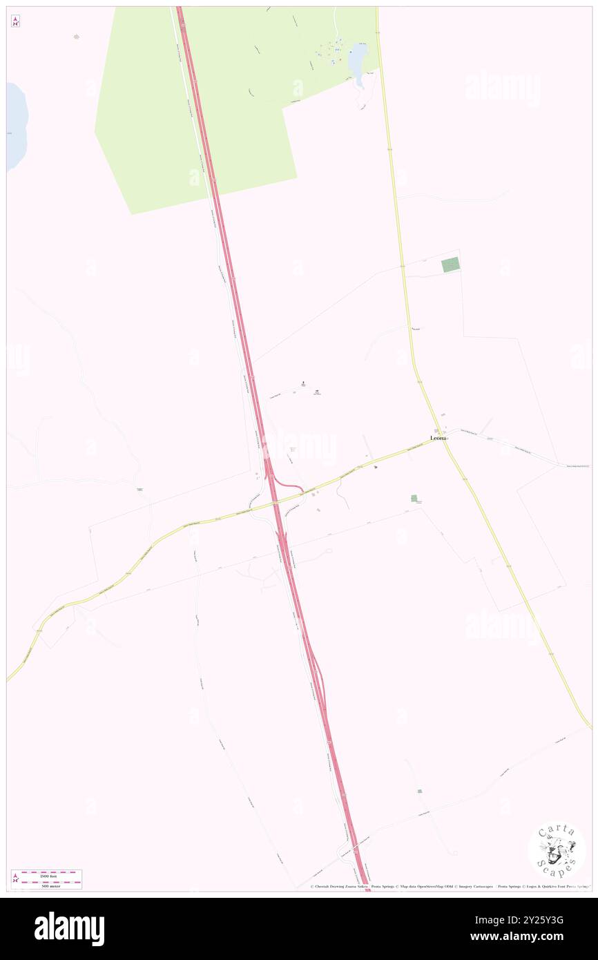 Leona, Leon County, USA, USA, Texas, n 31 9' 16'', S 95 58' 8'', Karte ...