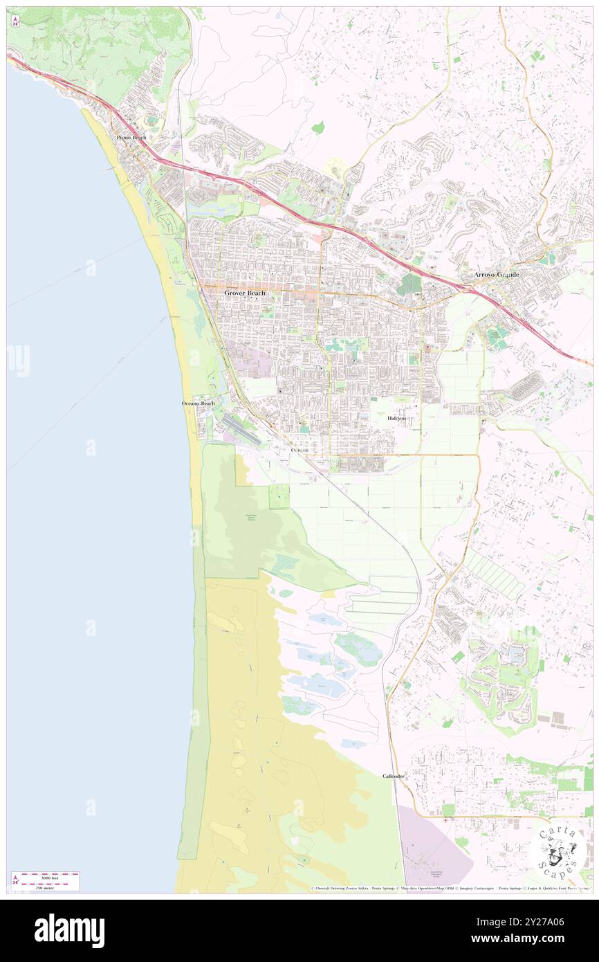 Oceano, San Luis Obispo County, USA, USA, Kalifornien, N 35 5' 55''', S ...
