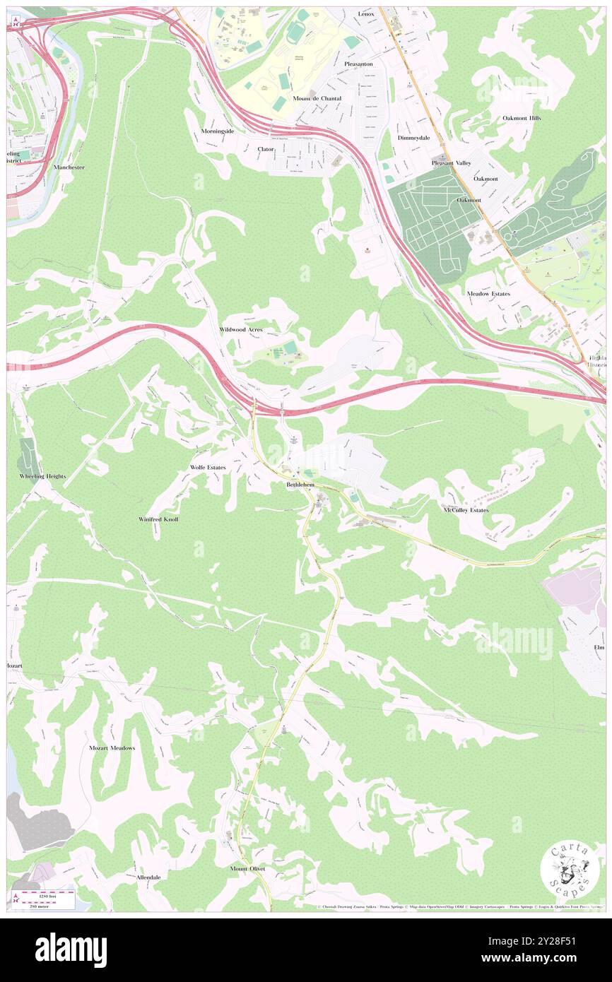 Bethlehem, Ohio County, USA, USA, West Virginia, n 40 2' 38''', S 80 41 ...