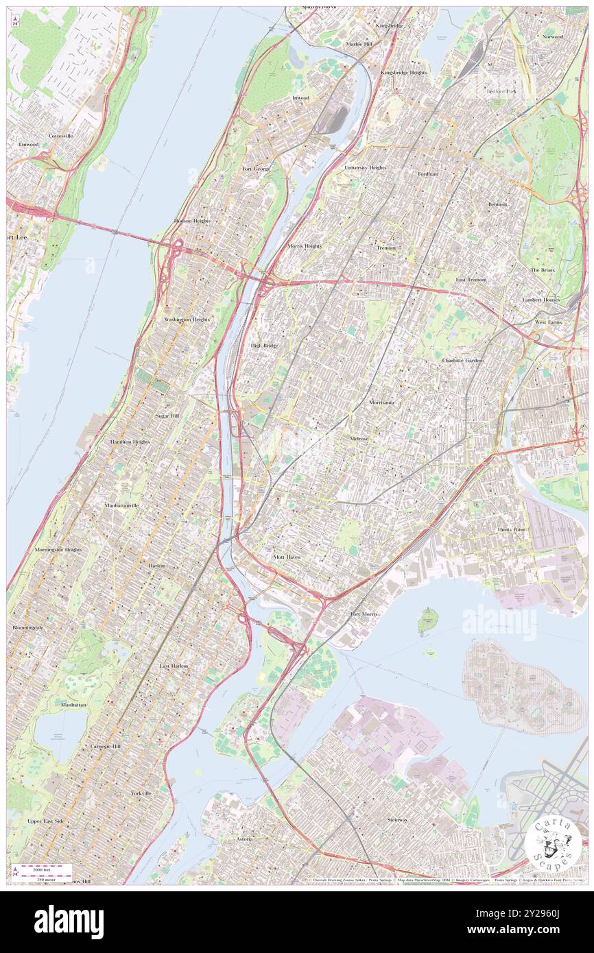 Concourse Village, Bronx County, USA, USA, New York, n 40 49' 24'', S ...