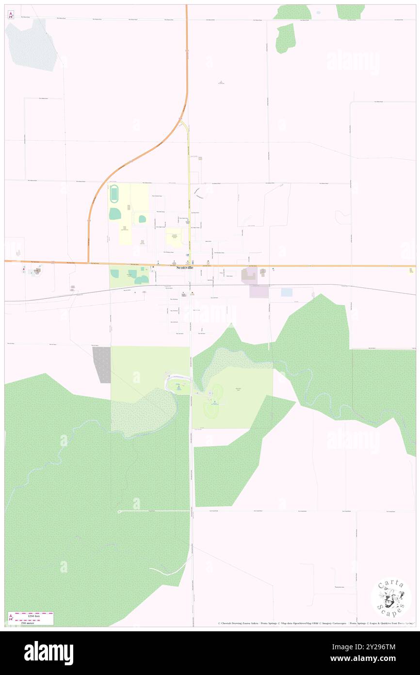 Scottville, Mason County, USA, USA, Michigan, n 43 57' 17'', S 86 16 ...