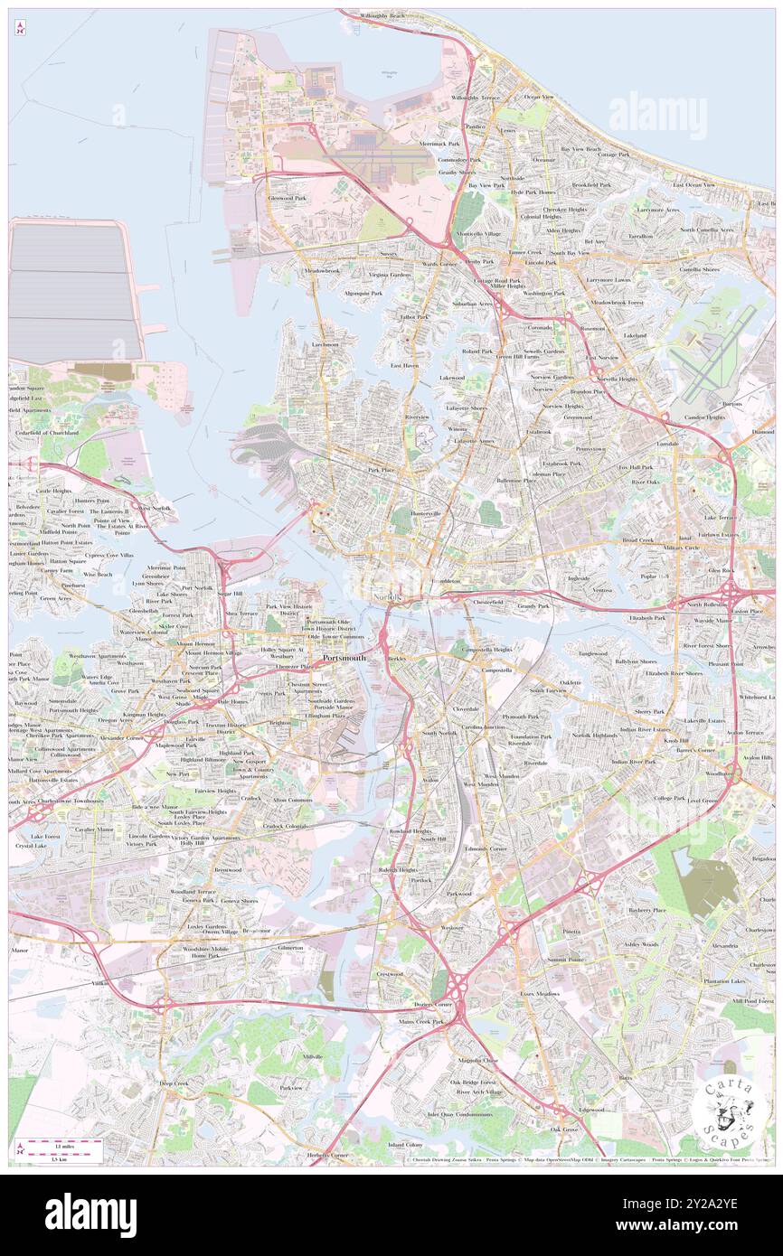 Norfolk, City of Norfolk, USA, USA, Virginia, n 36 50' 48'', S 76 17' 6 ...