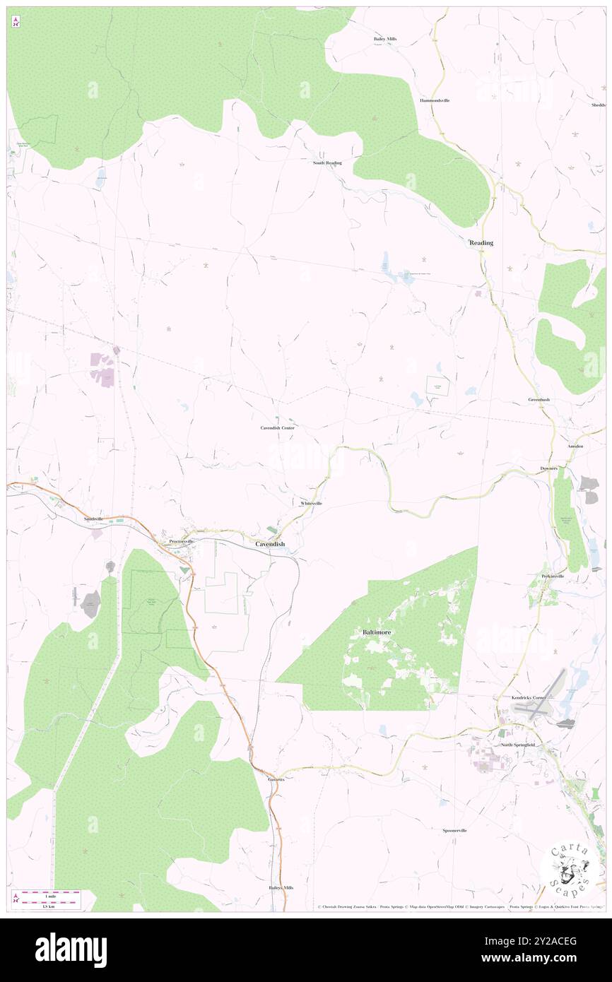 Cavendish, Windsor County, USA, USA, Vermont, n 43 22' 55''', S 72 36 ...