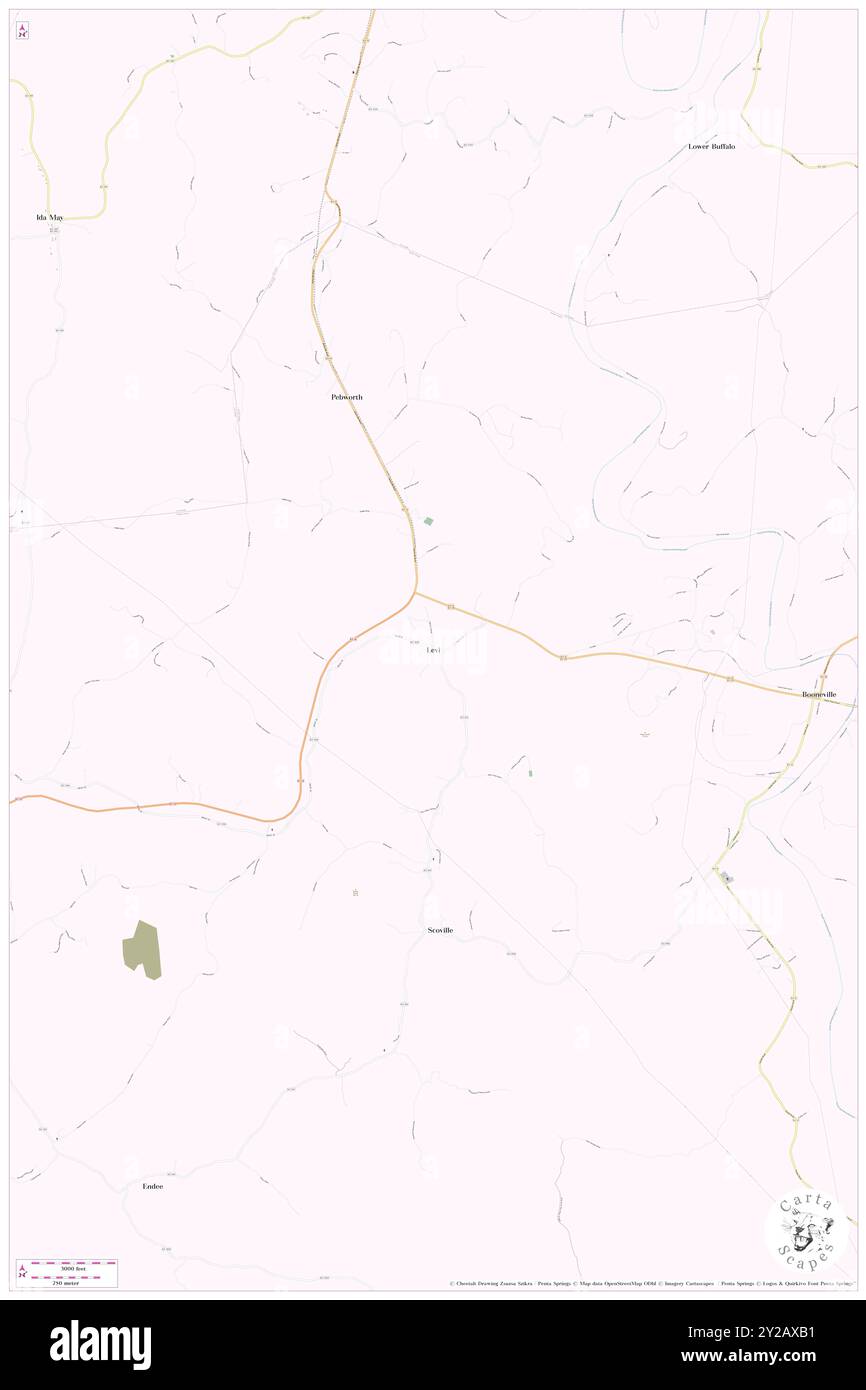 Levi, Owsley County, USA, USA, Kentucky, n 37 28' 49''', S 83 43' 14'', Karte, Cartascapes Map ...