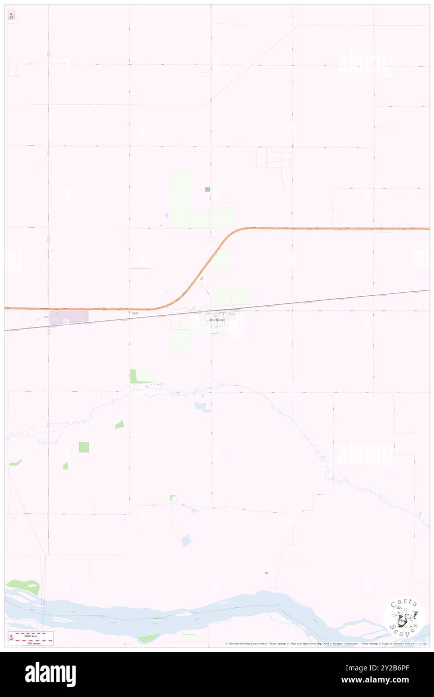 Richland, Colfax County, USA, Nebraska, n 41 26' 8''', S 97 12' 45 ...