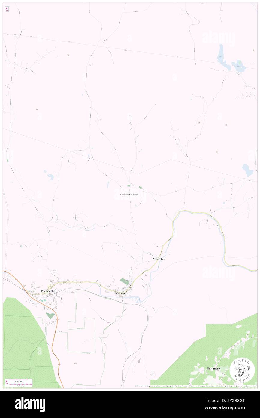 Cavendish Center, Windsor County, USA, USA, Vermont, n 43 24' 36''', S ...