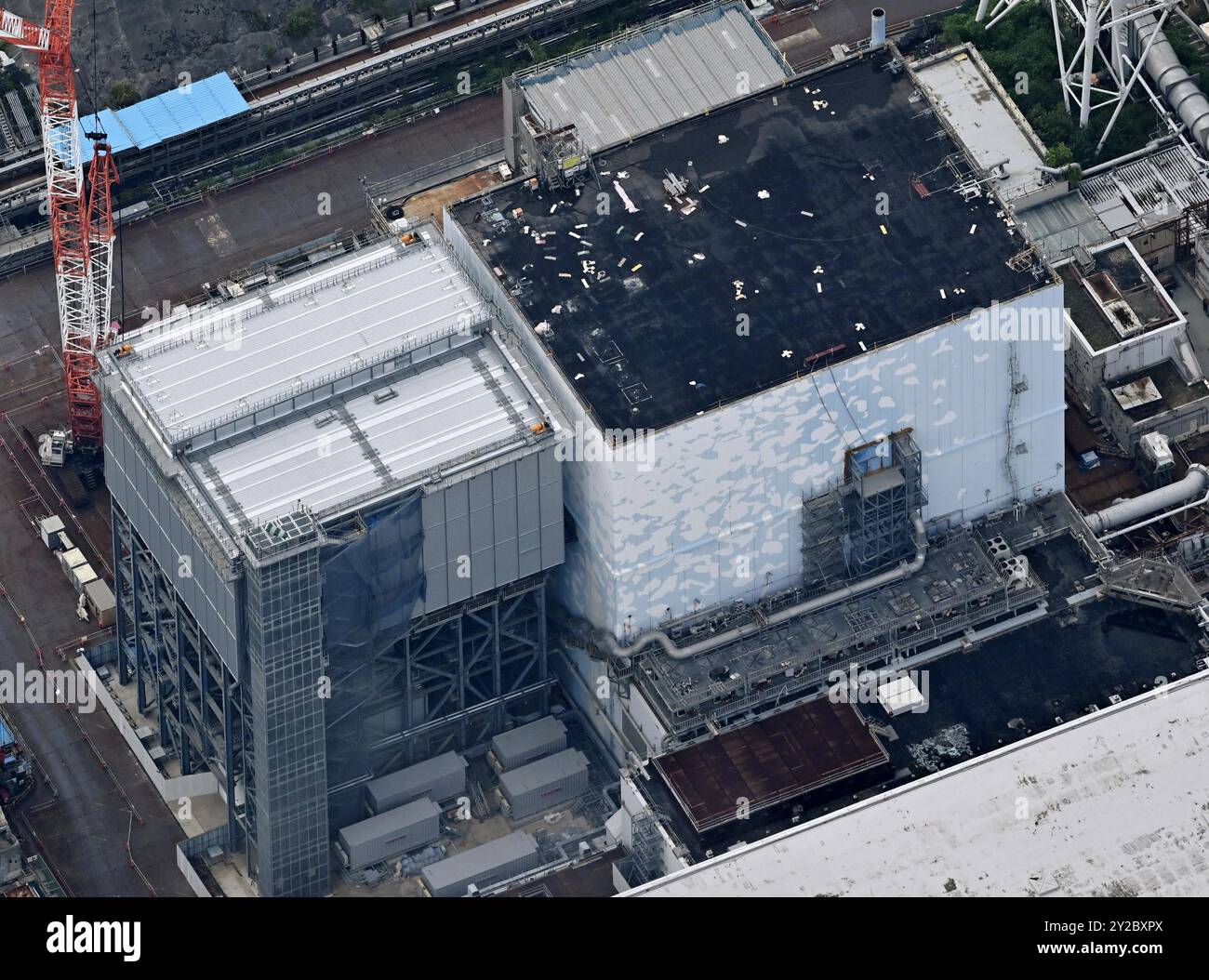 Das Foto vom 22. August 2024 zeigt das Kernkraftwerk Fukushima Daiichi ...