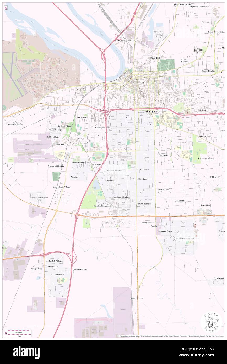 Edgemont Heights, Montgomery County, USA, Vereinigte Staaten, Alabama ...