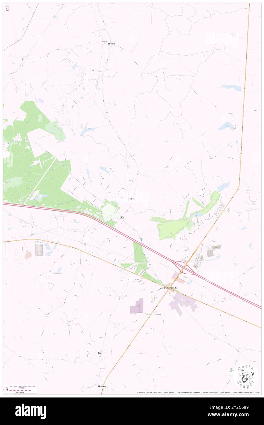 Zion, Louisa County, USA, Virginia, n 37 59' 53''', S 78 14' 2'', Karte ...