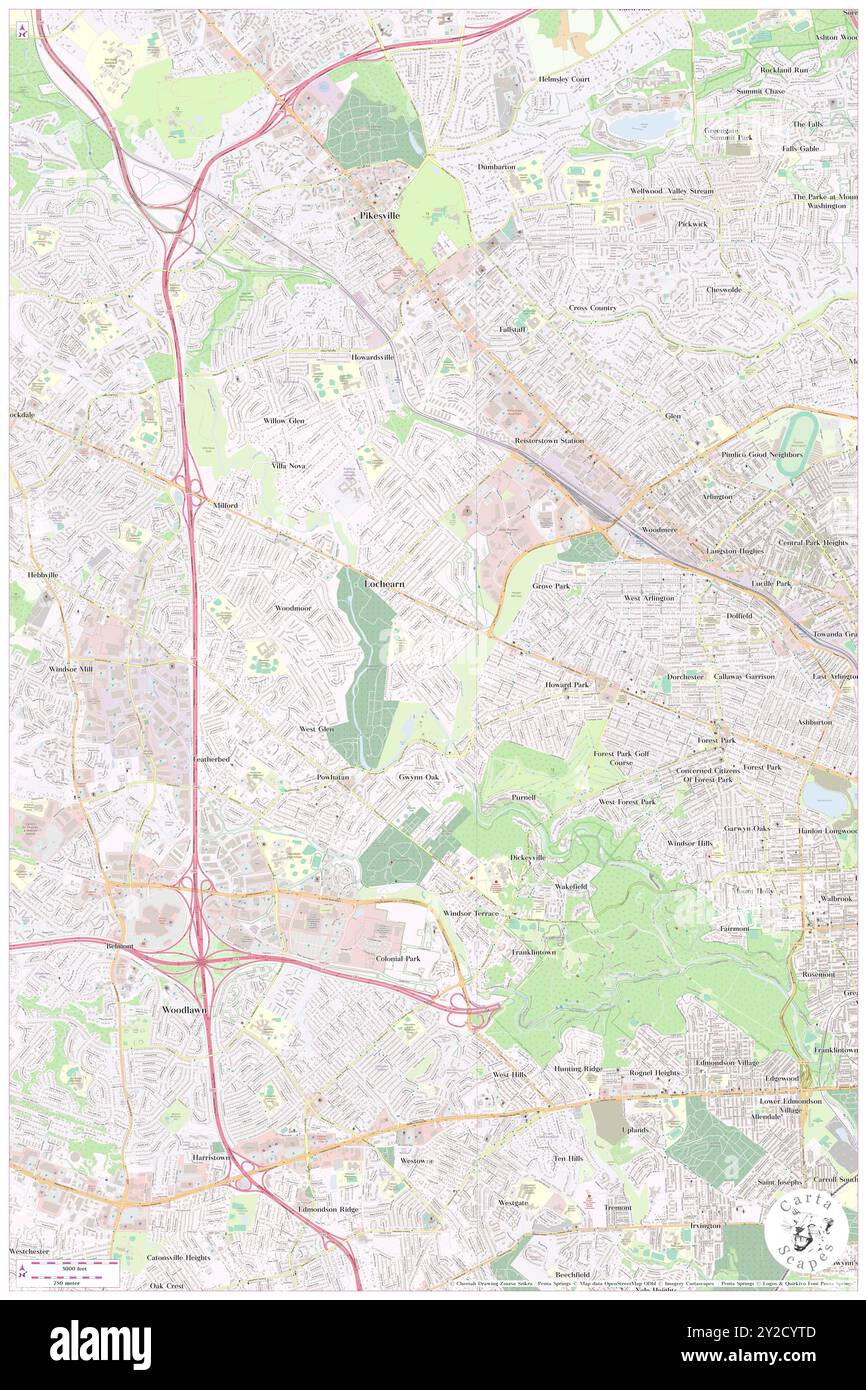 Haywood Heights, Baltimore County, USA, USA, Maryland, n 39 20' 4''', S ...