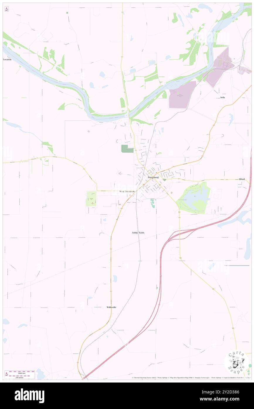 West Petersburg, Pike County, USA, USA, Indiana, n 38 29' 15'', S 87 17 ...