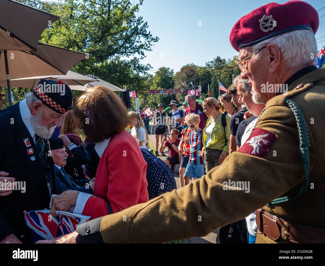 7. September, Oosterbeek. Der Airborne March ist der weltweit größte ...
