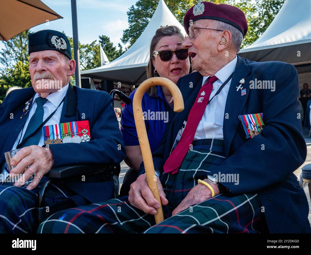 7. September, Oosterbeek. Der Airborne March ist der weltweit größte ...