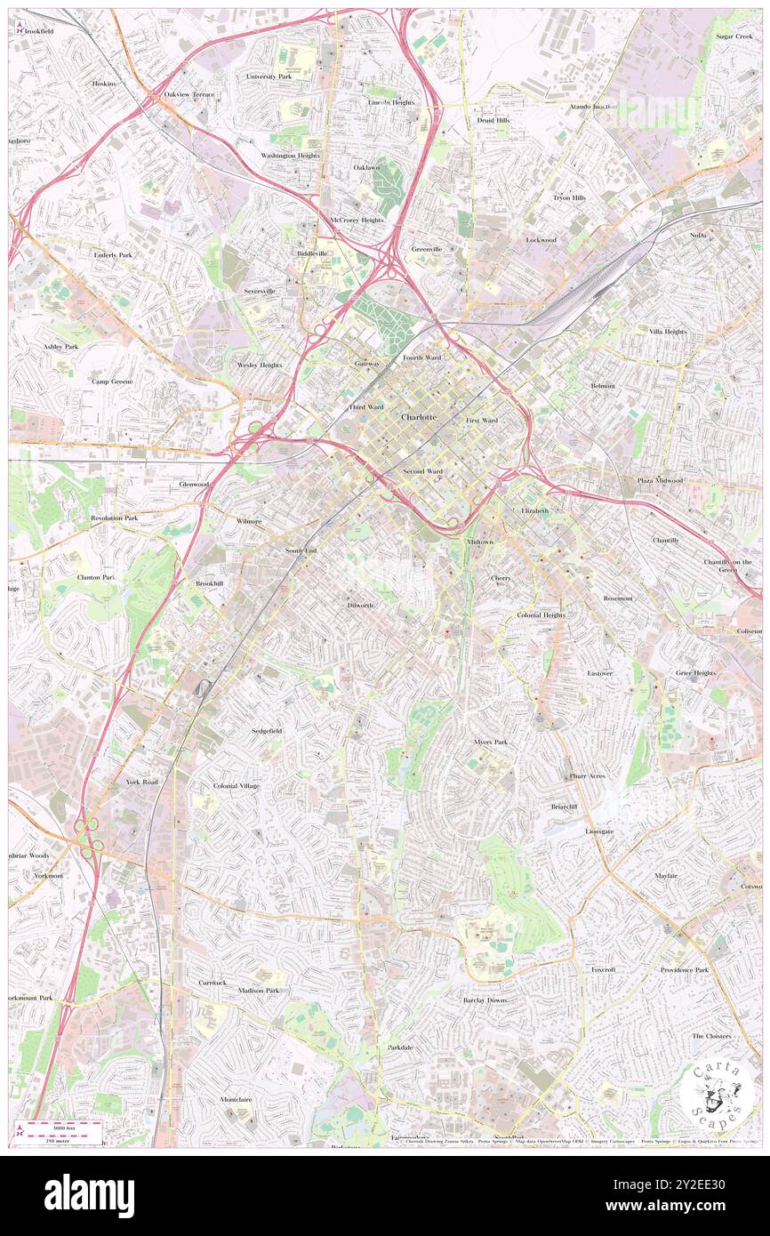 Dilworth, Mecklenburg County, USA, Vereinigte Staaten, North Carolina ...