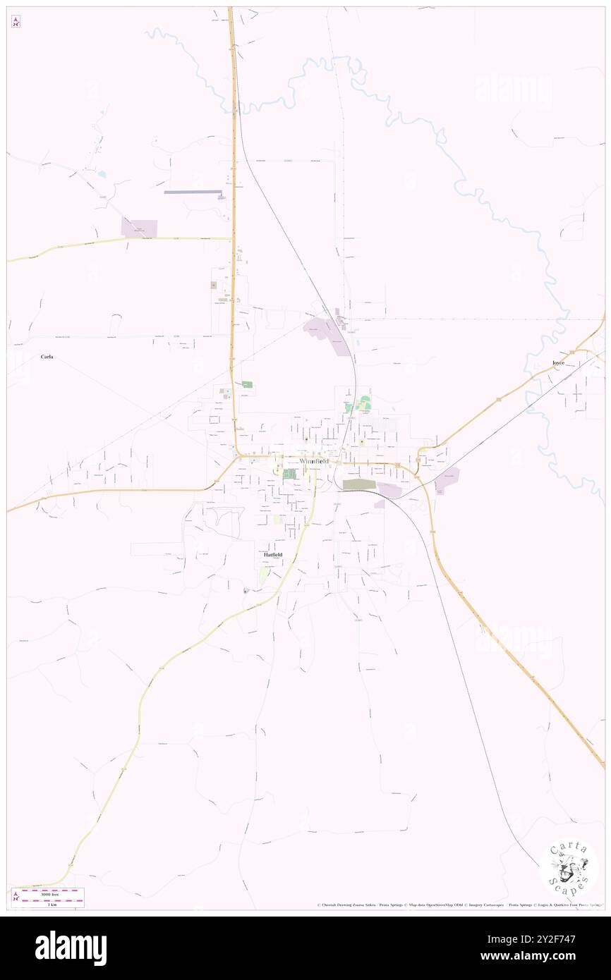 Winnfield, Winn Parish, USA, USA, Louisiana, n 31 55' 32''', S 92 38 ...
