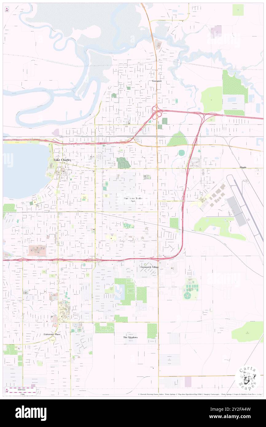 Pine Acres Trailer Park, Calcasieu Parish, USA, USA, Louisiana, n 30 13 ...