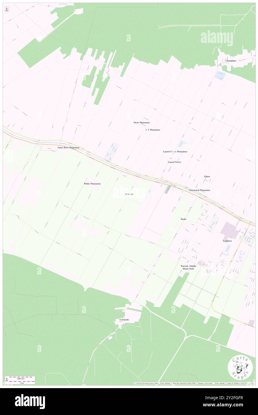 Morvant, Lafourche Parish, USA, USA, Louisiana, n 29 48' 45''', S 90 53 ...