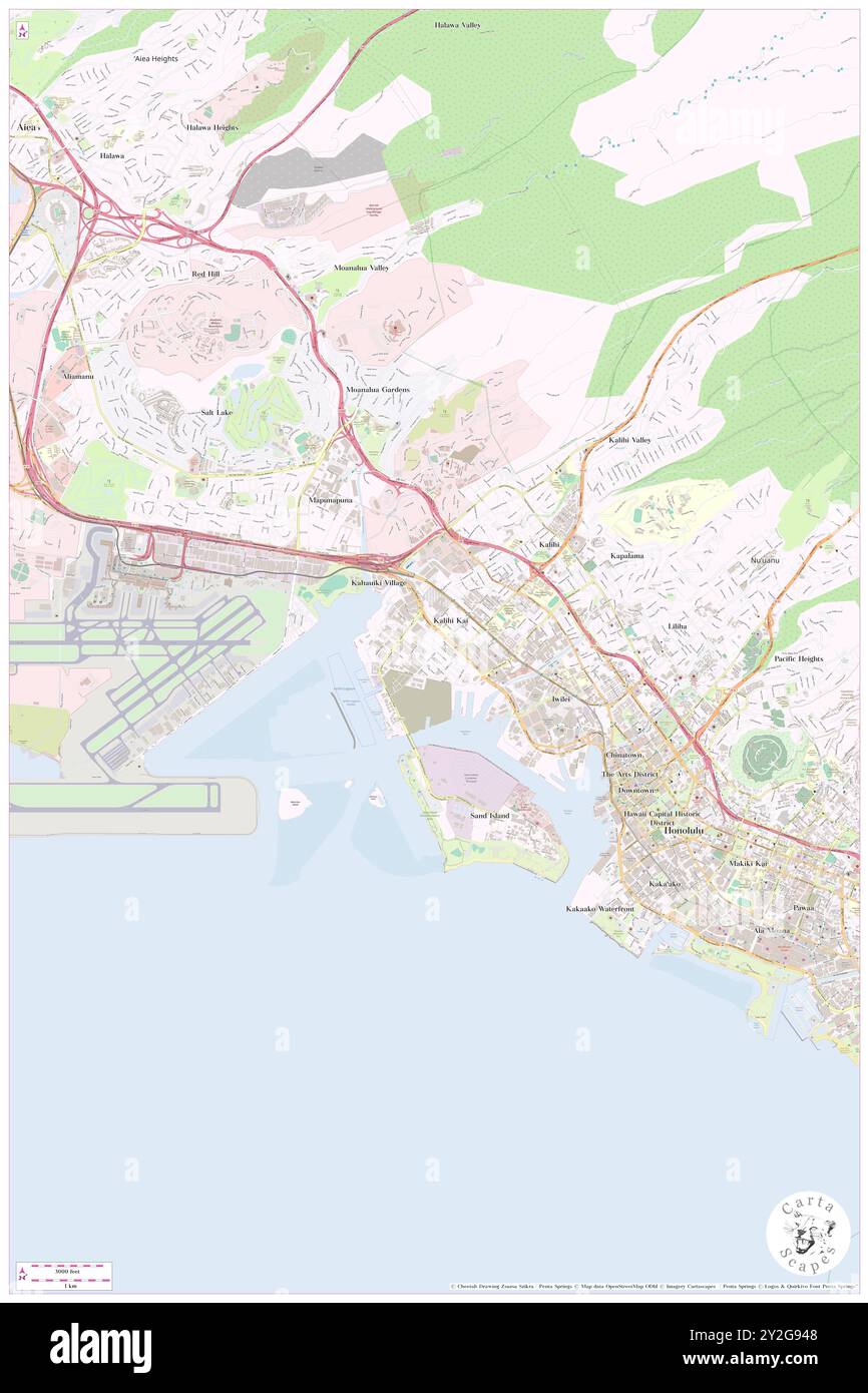 Kalihi Kai, Honolulu County, USA, USA, Hawaii, n 21 19' 27'', S 157 53 ...