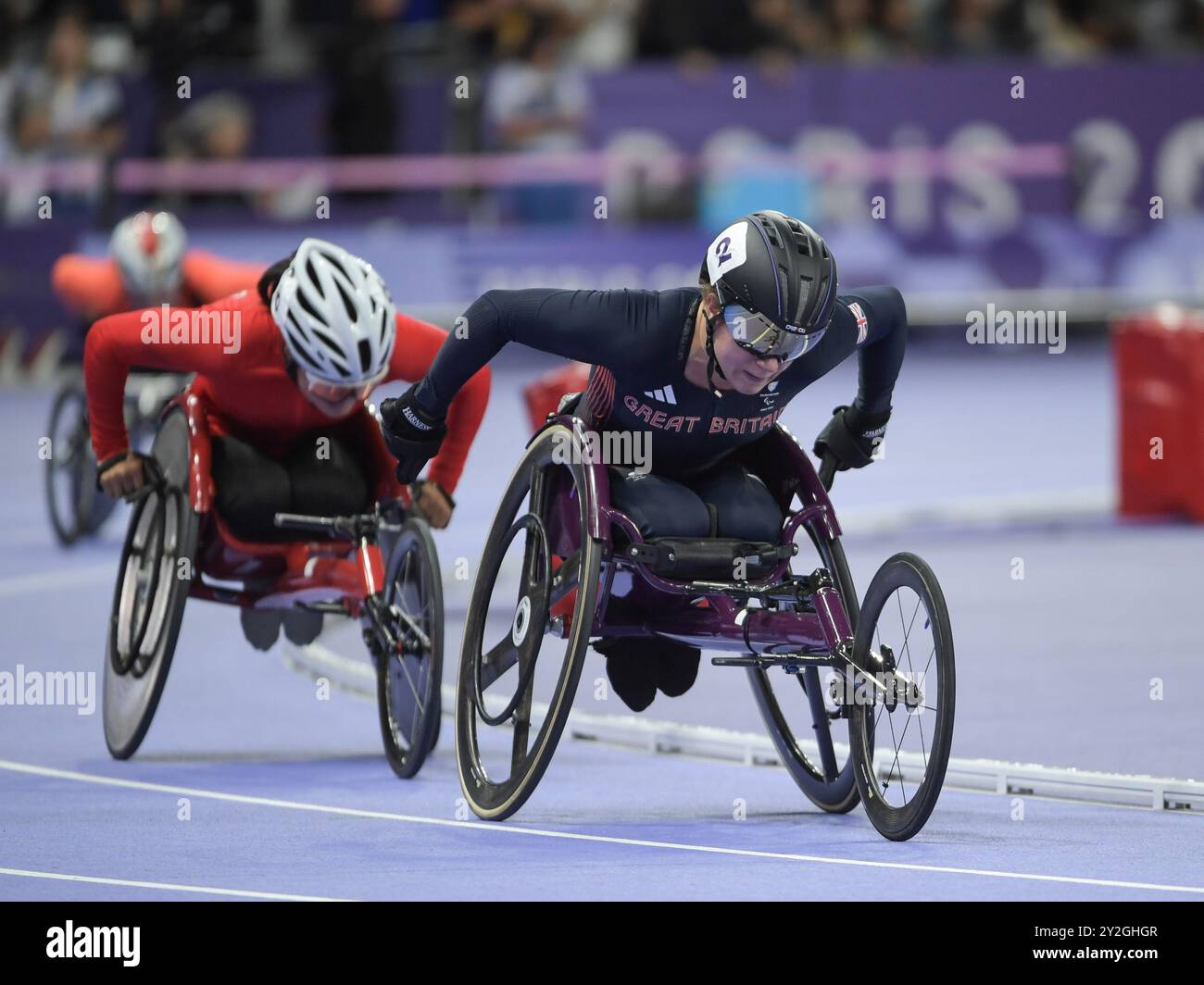 Fabienne Andre aus Großbritannien trat 800 am 7. September 2024 bei den ...