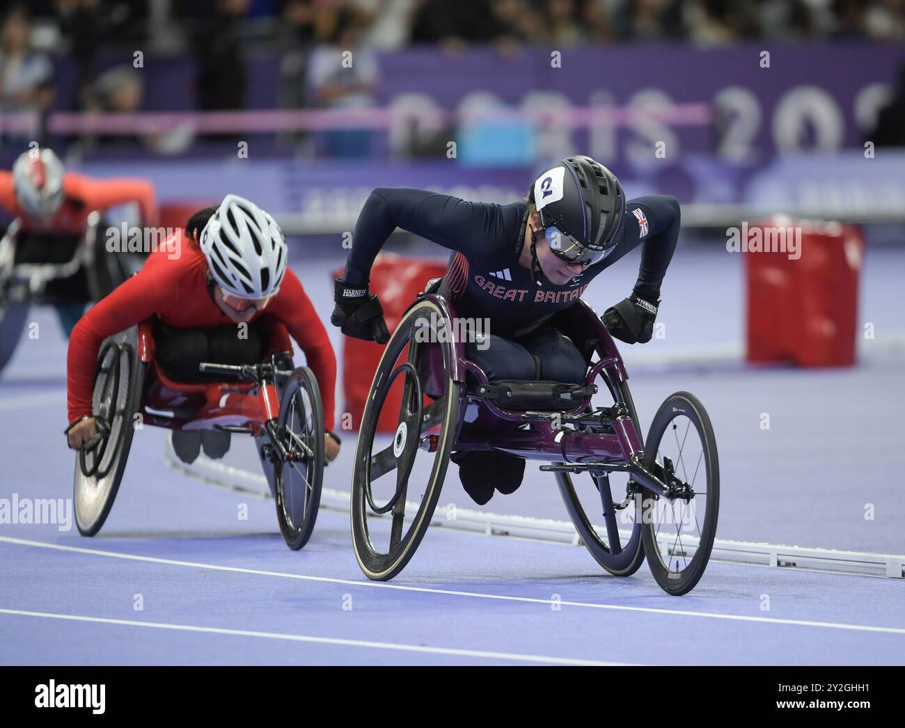 Fabienne Andre aus Großbritannien trat 800 am 7. September 2024 bei den ...
