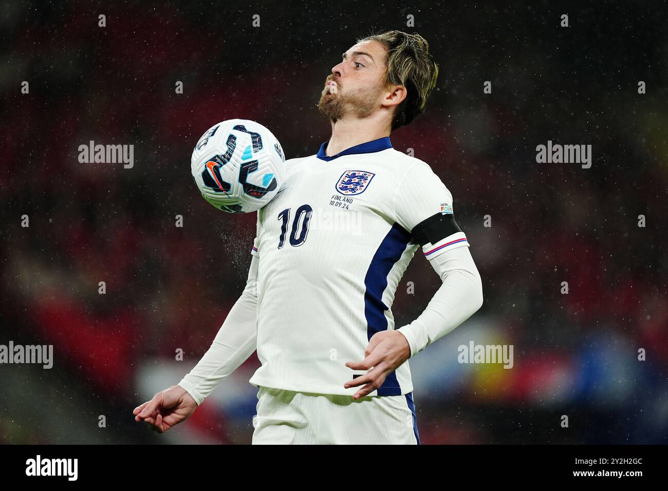 Englands Jack Grealish beim B2-Spiel der UEFA Nations League im Wembley ...