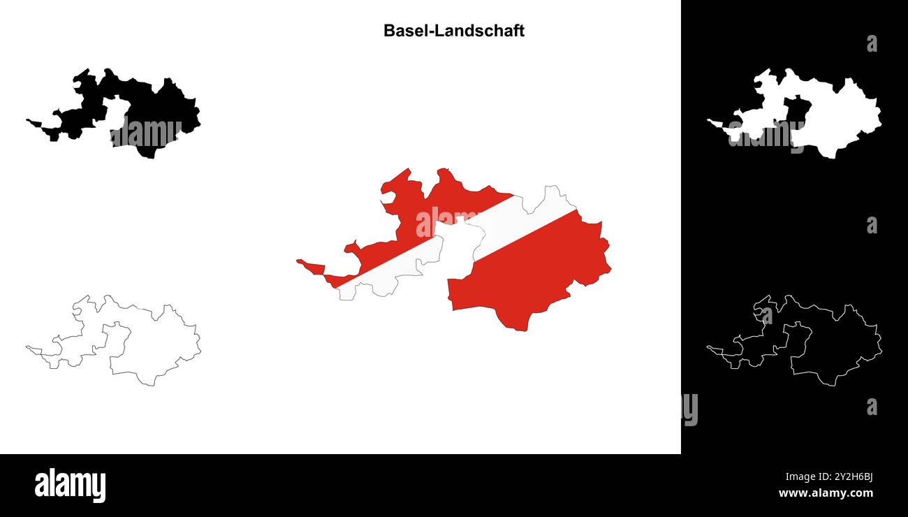 Basel area map -Fotos und -Bildmaterial in hoher Auflösung – Alamy