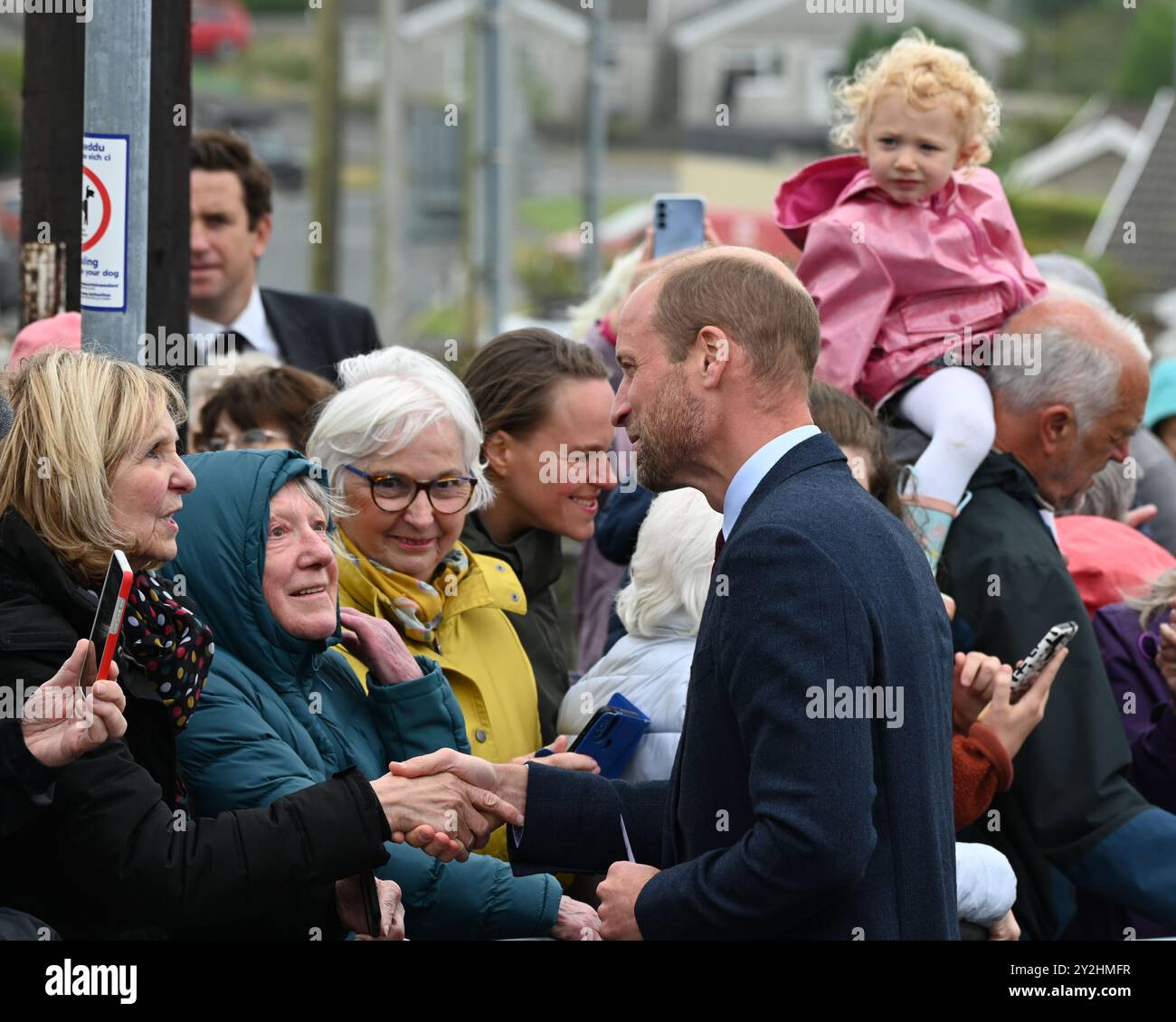 Llanelli, Wales UK 10. September 2024 HRH Prinz William, Prince of ...