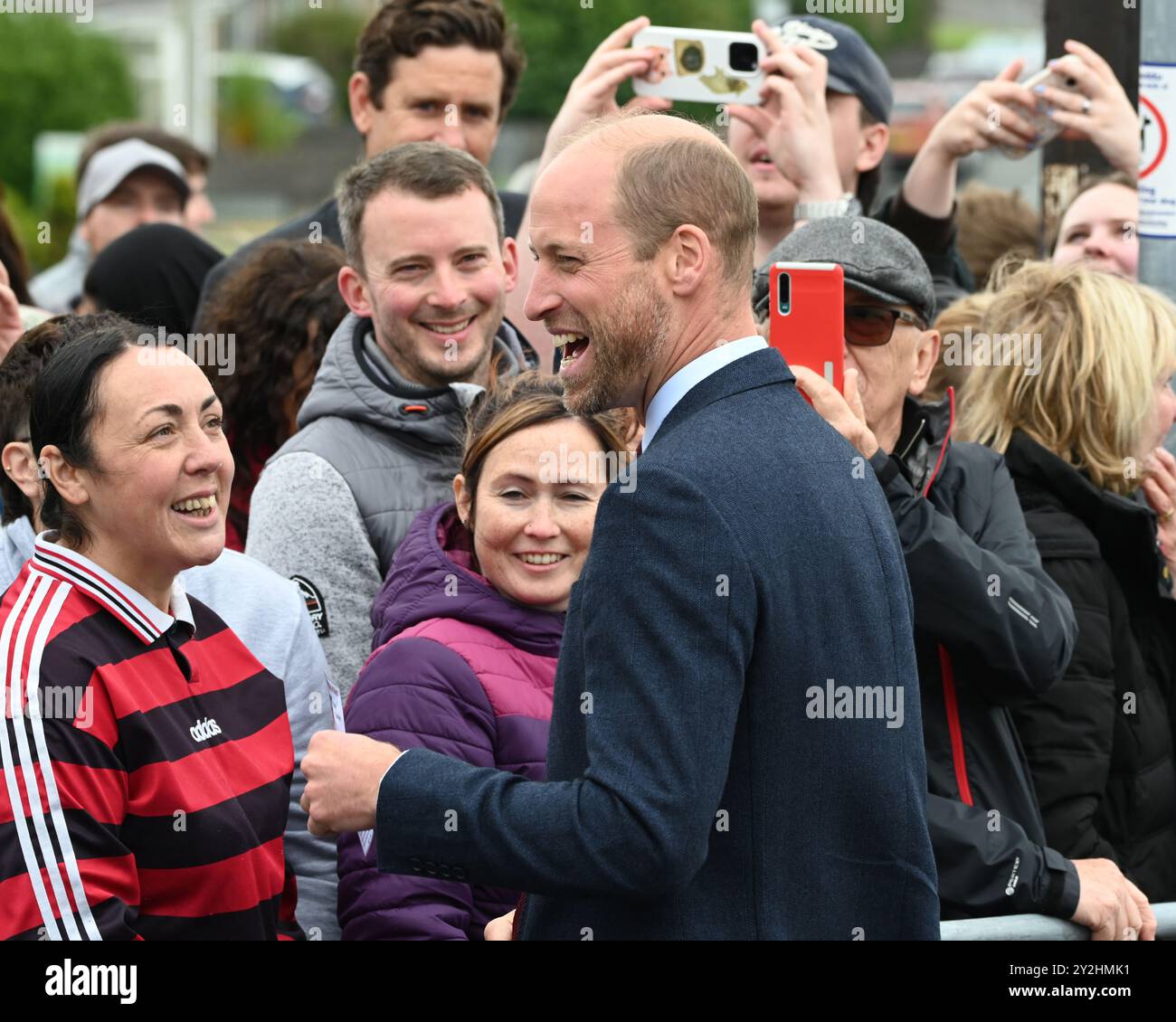 Llanelli, Wales UK 10. September 2024 HRH Prinz William, Prince of ...