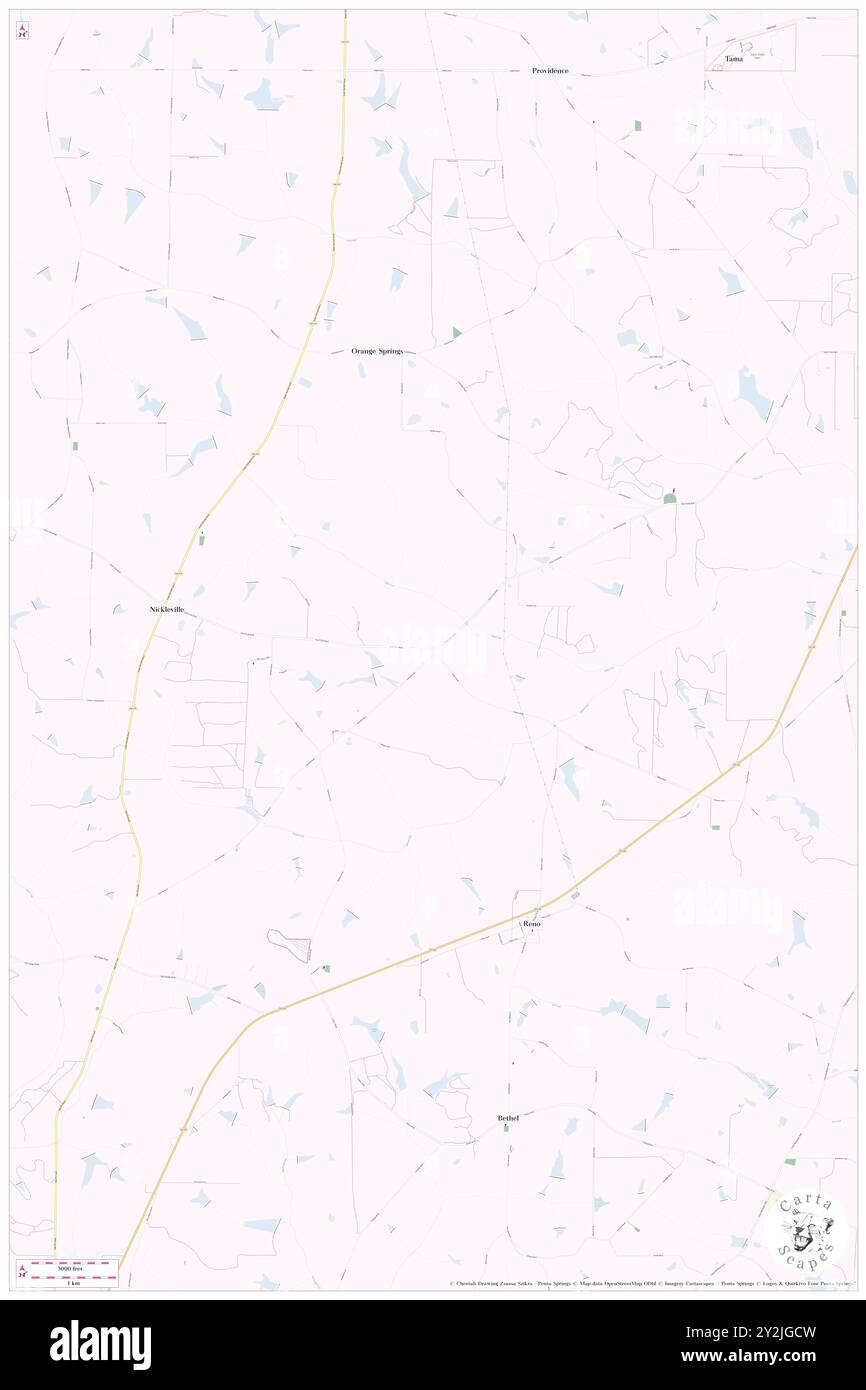 Sofkee (historisch), Grady County, USA, USA, Georgia, n 30 48' 5''', S ...
