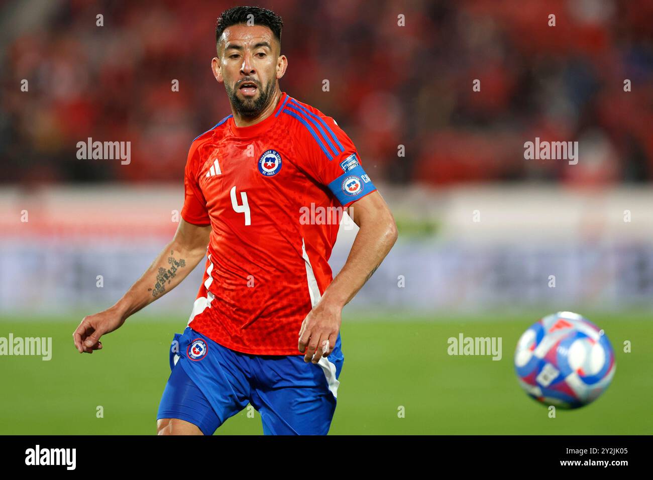 Santiago, Chile - 10. September 2024: Mauricio Isla aus Chile. Das ...