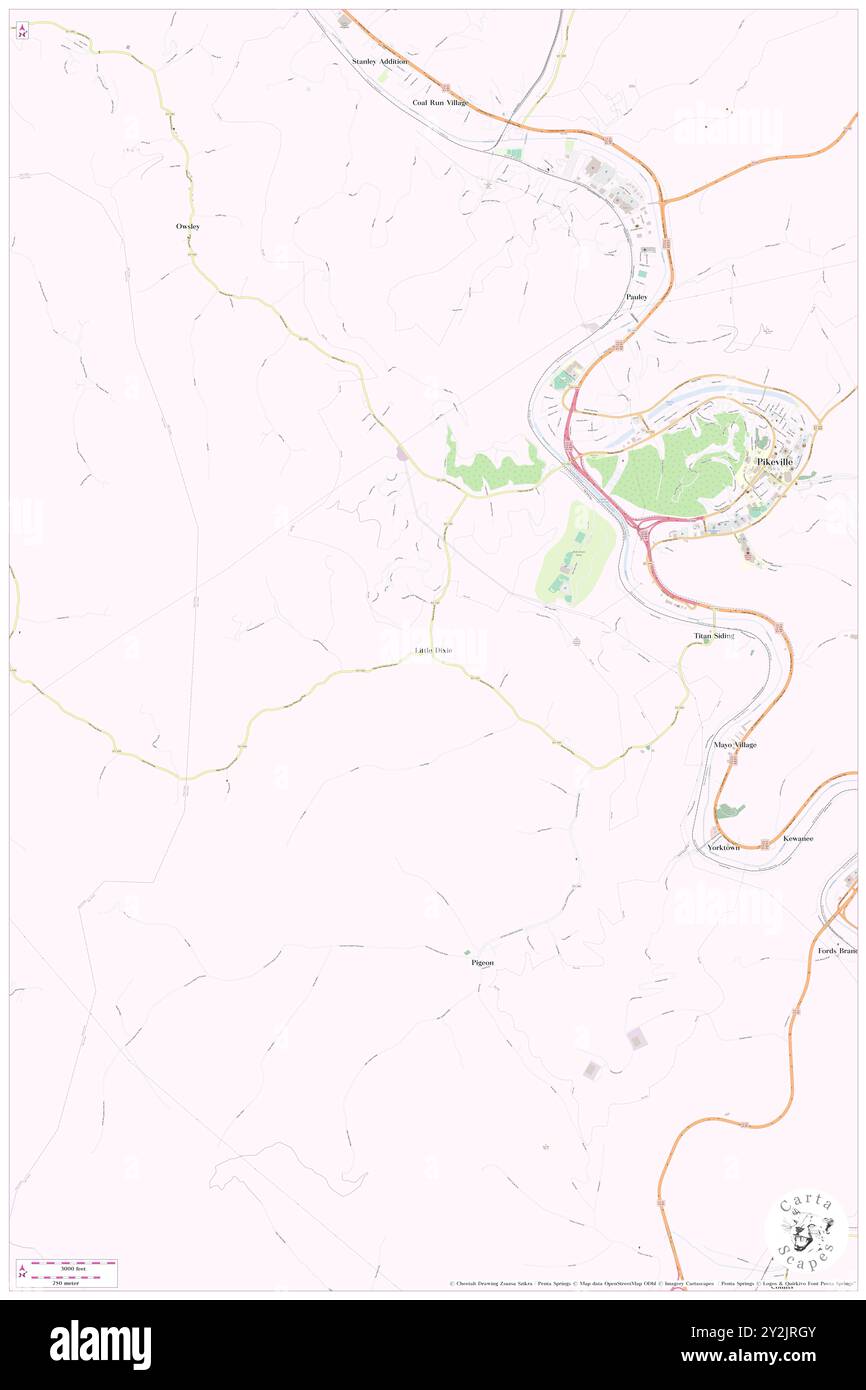 Little Dixie, Pike County, USA, USA, Kentucky, n 37 27' 41'', S 82 33 ...