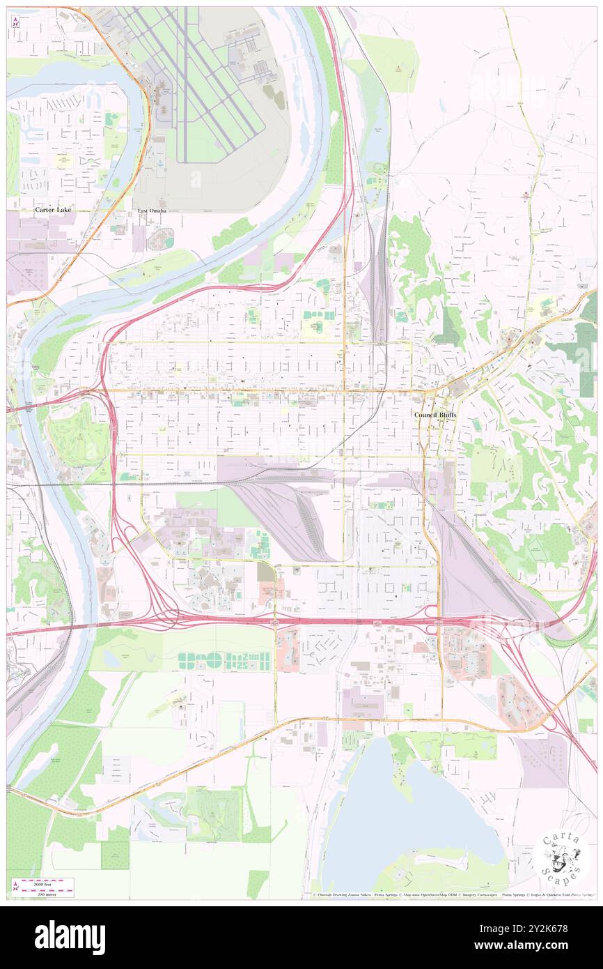 Golden Spike Mobile Home Park, Pottawattamie County, USA, USA, Iowa, n 41 15' 14'', S 95 52' 29 ...