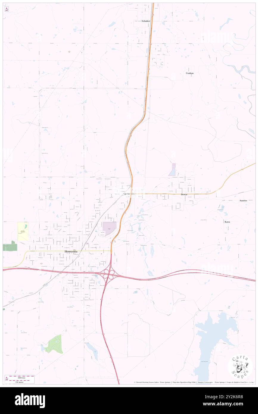 Spelter City, Okmulgee County, USA, USA, Oklahoma, n 35 27' 30'', S 95 ...