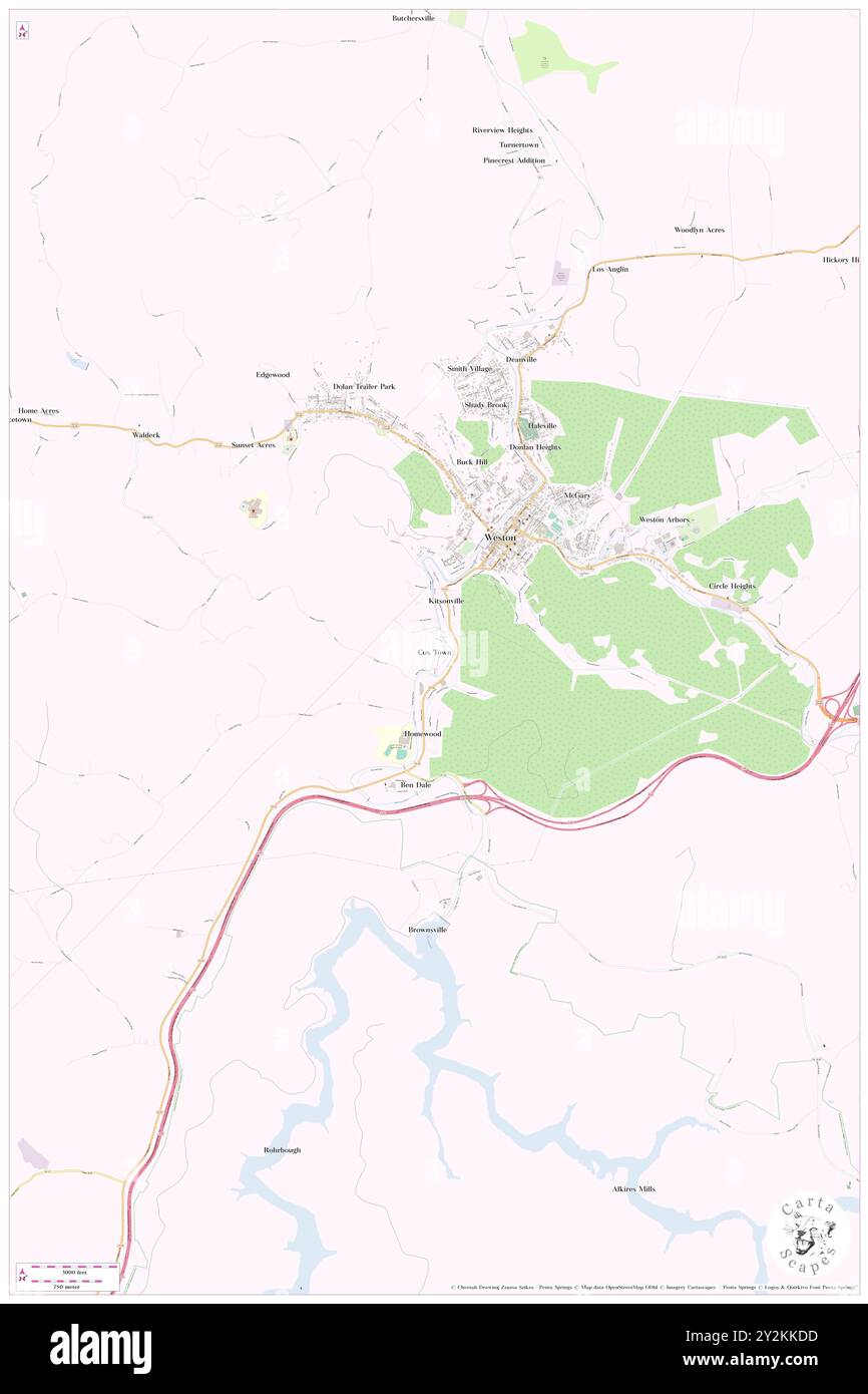 Cox Town, Lewis County, USA, USA, West Virginia, n 39 1' 40'', S 80 28 ...