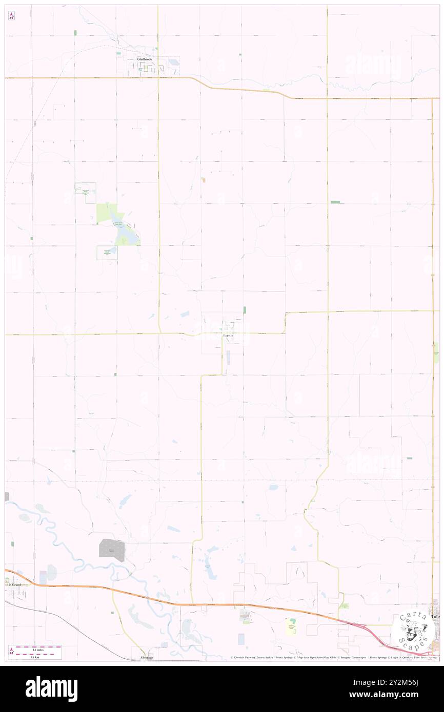 Garwin, Tama County, USA, USA, Iowa, n 42 5' 36'', S 92 40' 32'', Karte ...