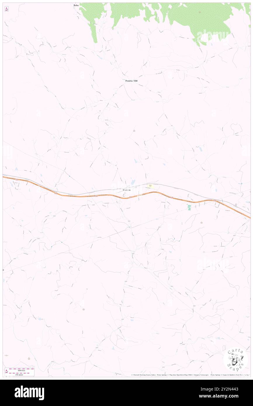 Thaxton, Bedford County, USA, USA, Virginia, n 37 21' 10''', S 79 36 ...