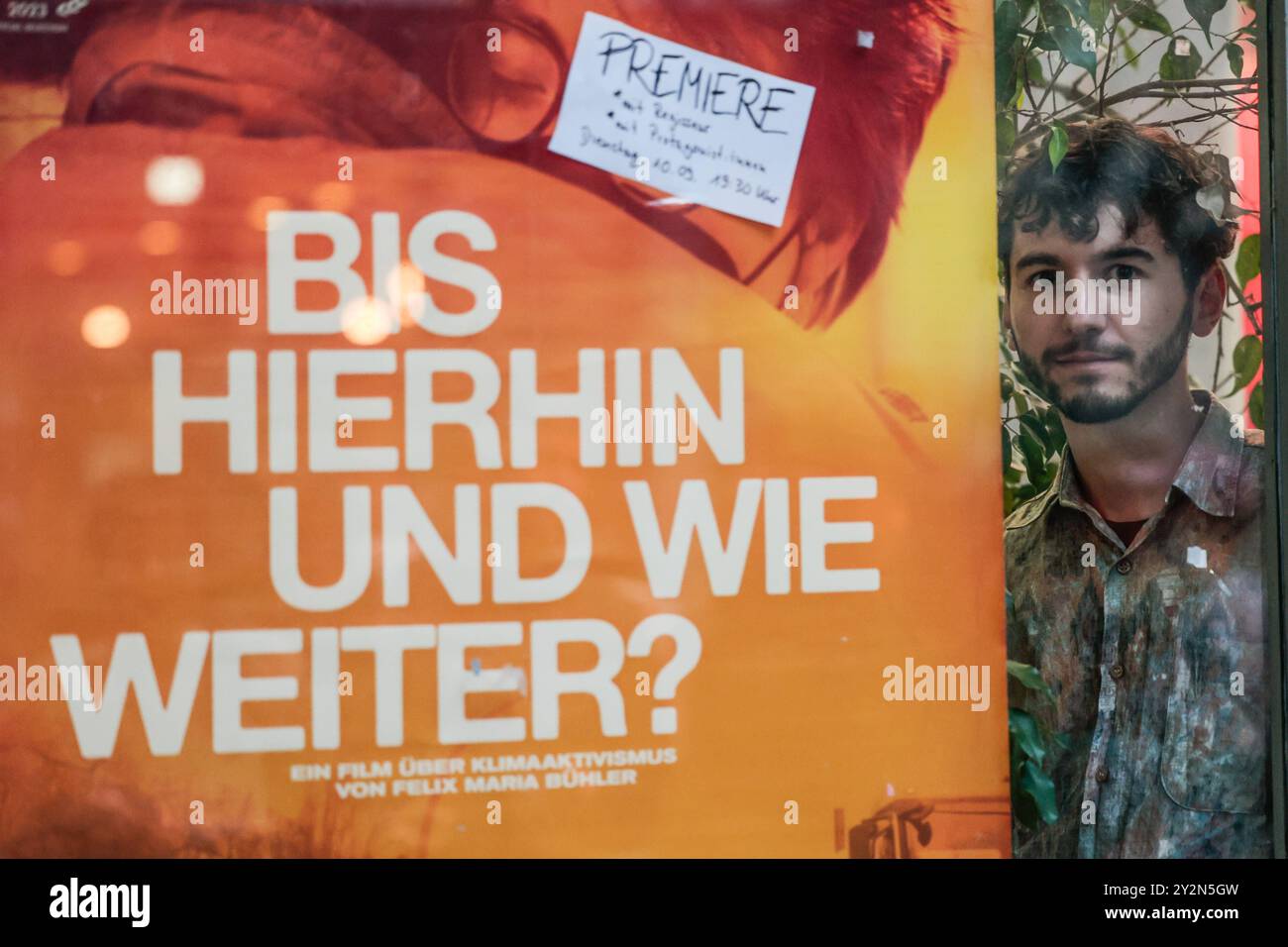 Felix Maria Bühler, Regisseur, bei der Premiere bis Hierhin und wie ...