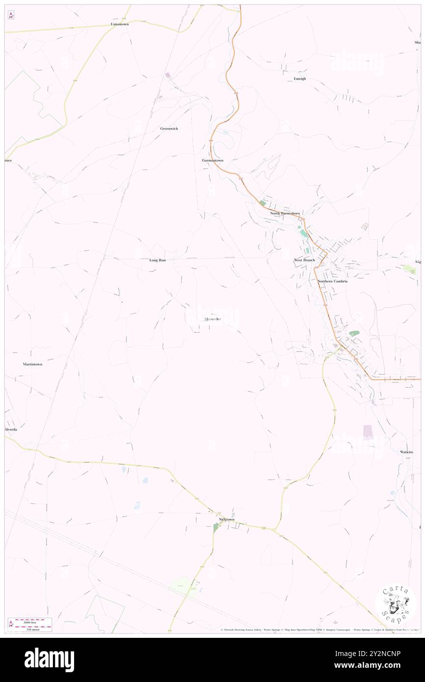 Marsteller, Cambria County, USA, USA, Pennsylvania, n 40 39' 2'', S 78 ...