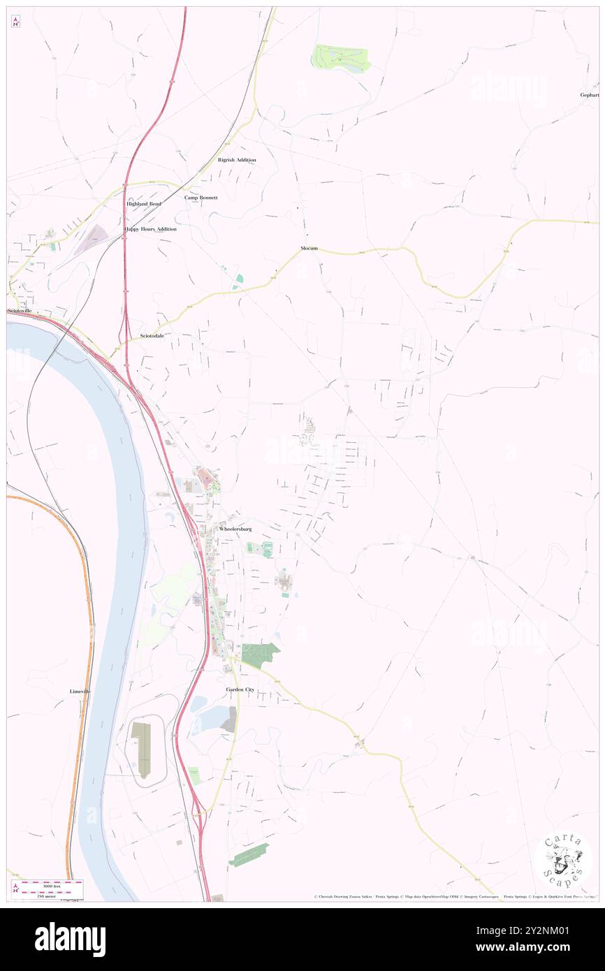 Wheelersburg, Magoffin County, USA, USA, Kentucky, n 37 49' 36''', S 83 ...