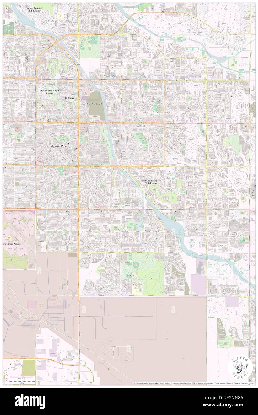 Tucson Meadows Mobile Home Park, Pima County, USA, USA, Arizona, n 32 ...