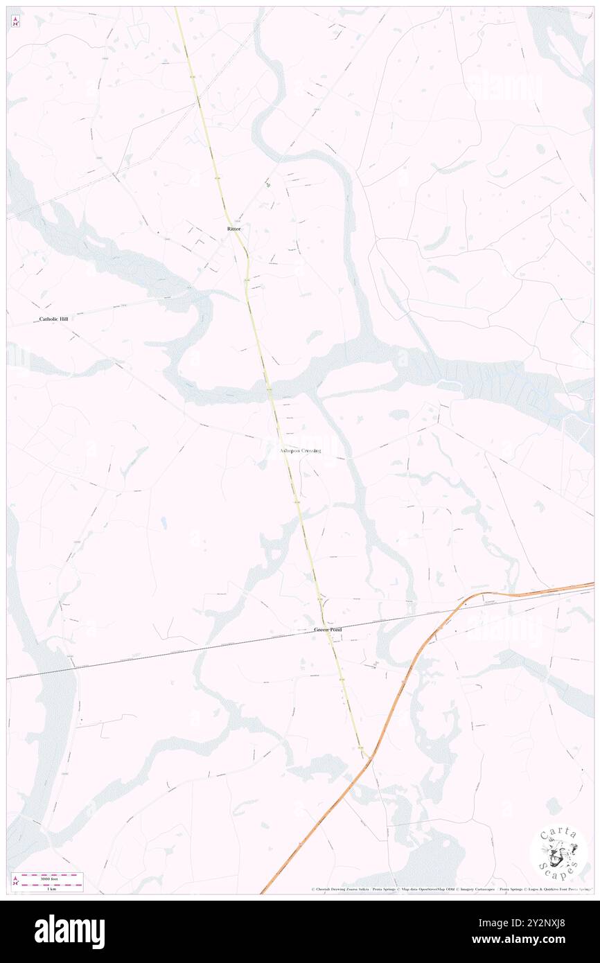 Ashepoo Crossing, Colleton County, USA, Vereinigte Staaten, South ...