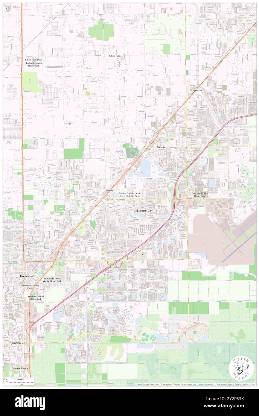 Freizeit Mobile Home Park-Modello Park, Miami-Dade County, USA, USA ...