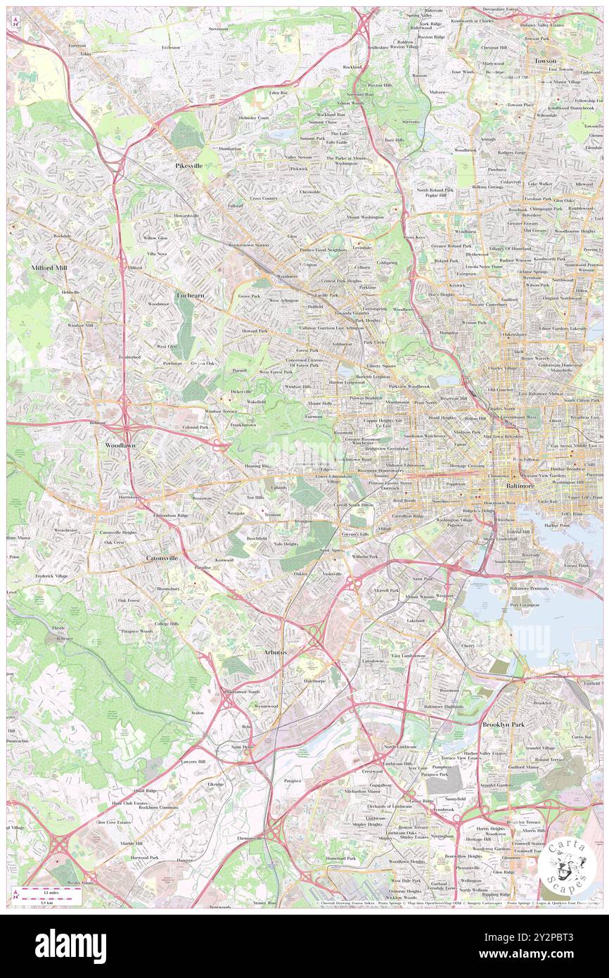Edmondson Village, City of Baltimore, USA, USA, Maryland, n 39 17' 42 ...