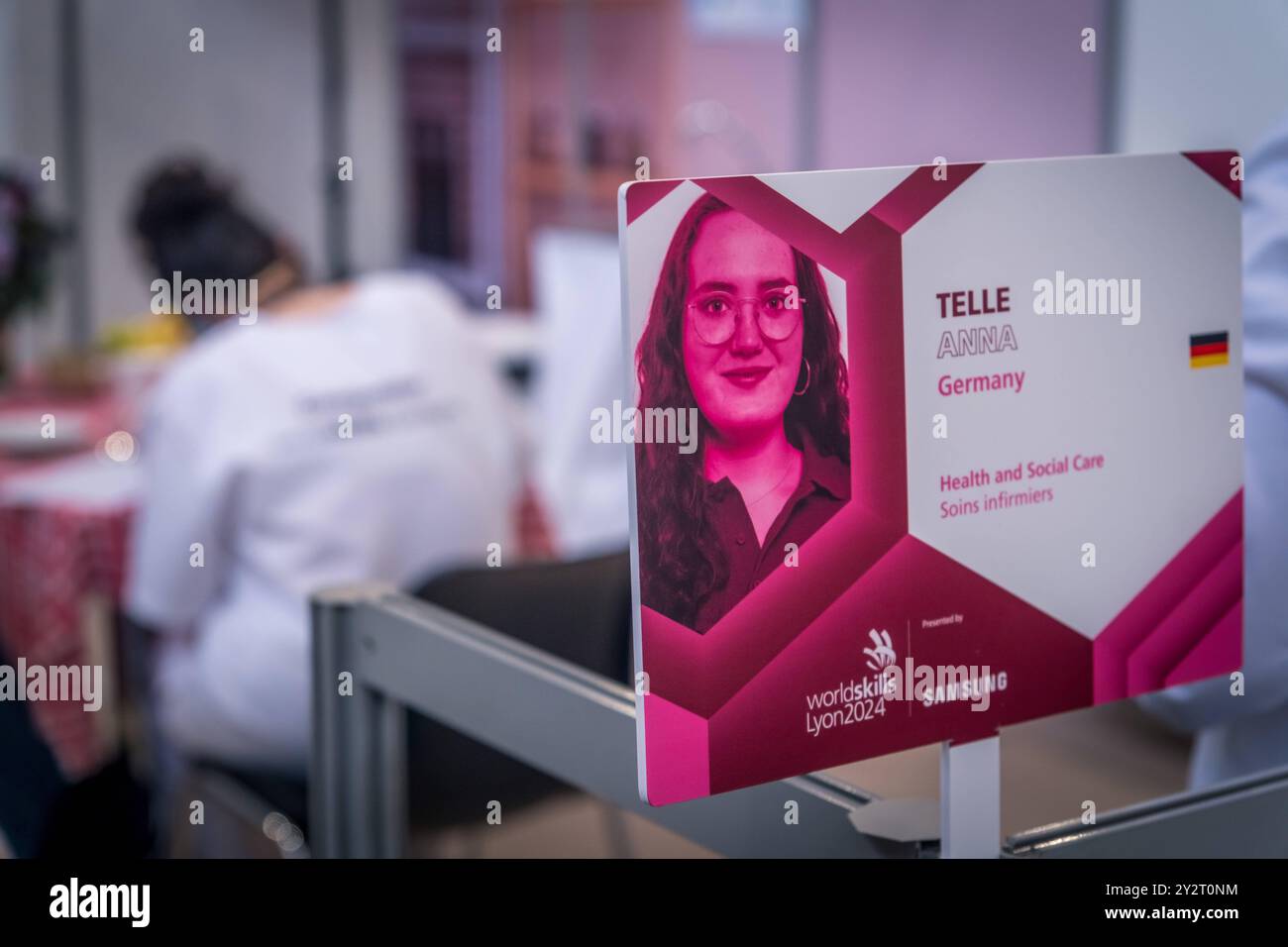 Erste Tag der WorldSkills 2024 in Lyon. Hier die Chemnitzer ...