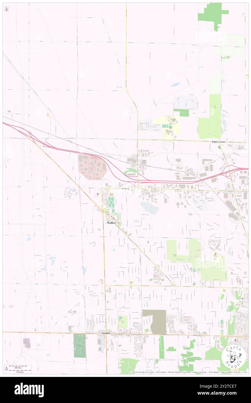 Kinney, Kent County, USA, USA, Michigan, n 43 0' 57''', S 85 46' 6 ...