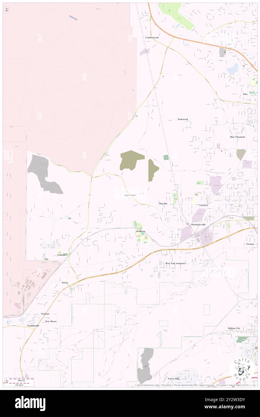 Cane Creek, Calhoun County, USA, USA, Alabama, n 33 39' 55''', S 85 53 ...