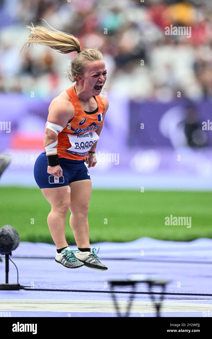 Lara Bears aus den Niederlanden trat am 7. September 202 bei den ...